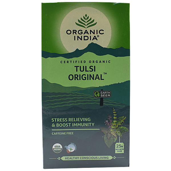 Buy Organic India Tea Infusion Tulsi Original 25 Pcs Carton Online At ...