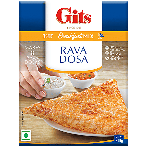 Buy Gits Mix Rava Dosai 200 Gm Carton Online At Best Price of Rs 72.8 ...