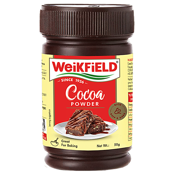 Buy Weikfield Powder - Cocoa 50 gm Box Online at Best Price. of Rs 70 ...