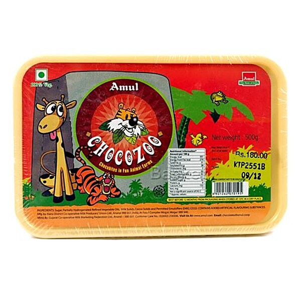 Buy Amul Chocozoo Fun Animal Shape 500 Gm Box Online at the Best Price ...