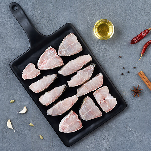 Buy fresho! Sea Bass Fish Curry Cut/Bengali Cut (Bhetki) Online at Best ...