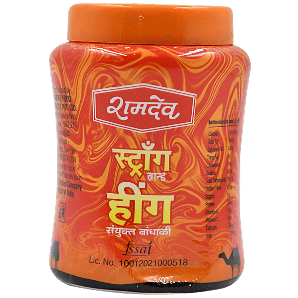 Buy Ramdev Hing Premium Strong 100 Gm Jar Online at the Best Price of ...