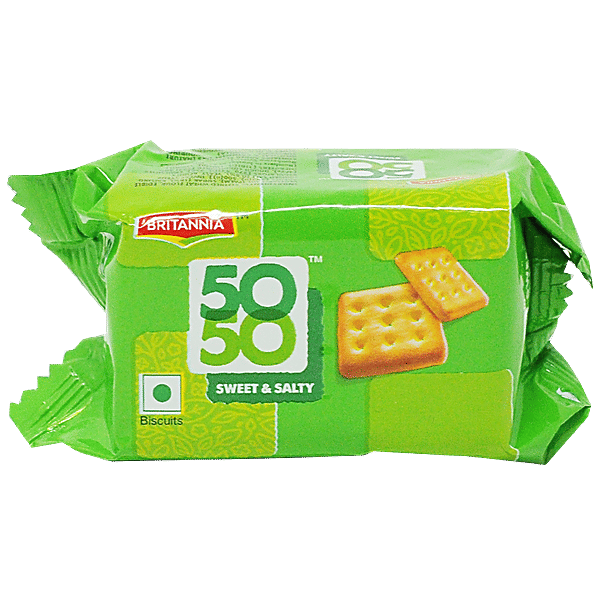 Buy Britannia 50 50 Biscuits 33 Gm Pouch Online at the Best Price of Rs ...