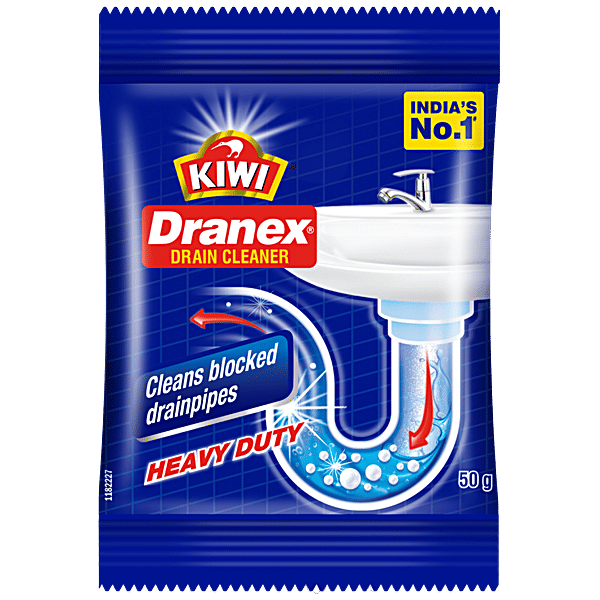 Buy Kiwi Dranex Drain Cleaner 50 Gm Pouch Online at Best Price of Rs 16 ...