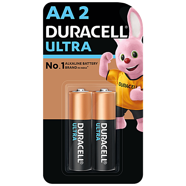 Buy Duracell Alkaline Battery Aa 2 Pcs Online at the Best Price of Rs ...