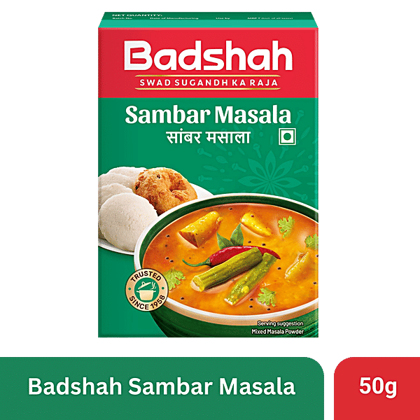 Buy Badshah Masala Madras Sambar 50 Gm Carton Online at the Best Price ...