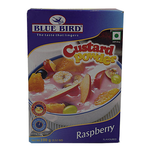 Buy Blue Bird Custard Powder - Raspberry Flavour Online at Best Price ...