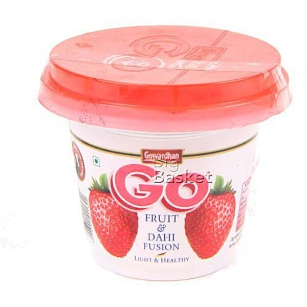Buy Gowardhan Fruit & Dahi Fusion - Strawberry Online at Best Price of ...