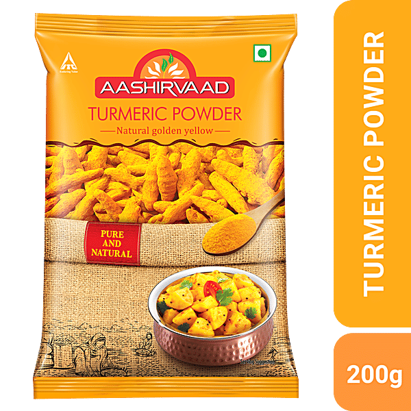 Buy Aashirvaad Turmeric Powder 200 Gm Online At Best Price of Rs 65.52 ...