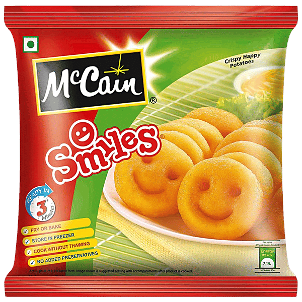Buy Mccain Smiles Crispy Happy Potatoes 415 Gm Pouch Online at the Best ...