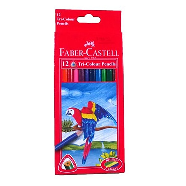 Buy Faber castell Tri Color Pencil - 118012 Online at Best Price of Rs ...