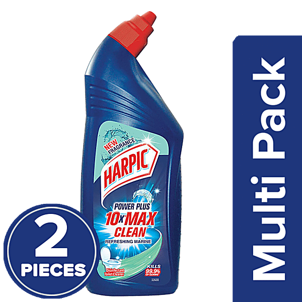 Buy Harpic Toilet Cleaner Power Plus - Rose 2x1 ltr (Multi Pack) Online ...