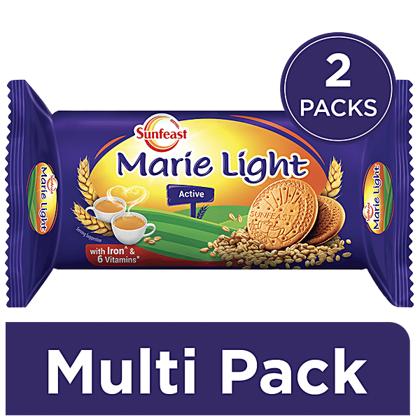 Buy Sunfeast Marie Light - Original Biscuits 2x200 gm (Multipack ...