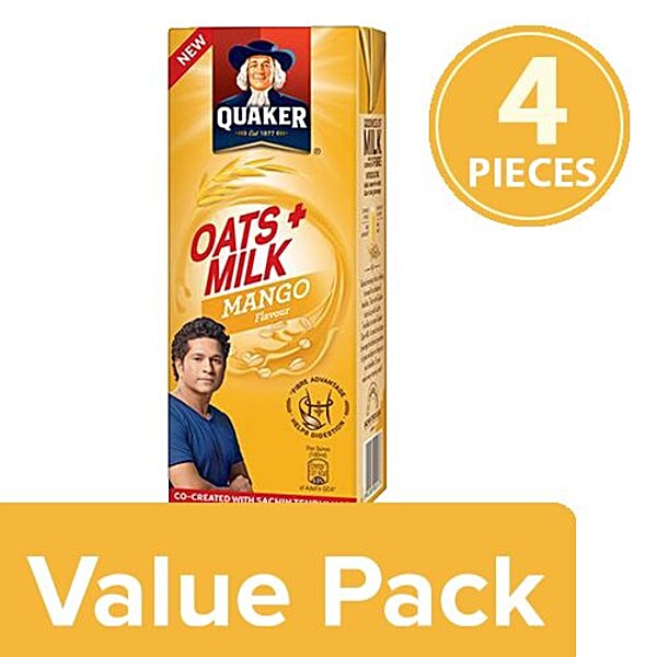 Buy Quaker Oats + Milk Mango Flavour Online at Best Price of Rs 120 ...
