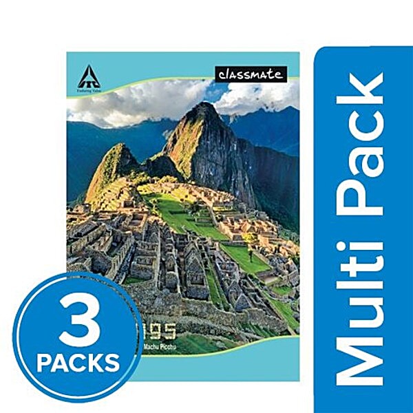 Buy Classmate Notebook - Ruled, Single Line, Long, A4, 172 Pages Online ...