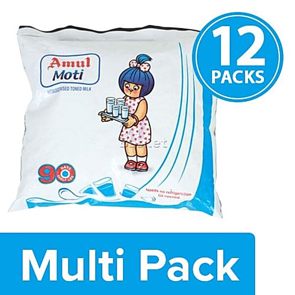 Buy Amul Moti - Homogenised Toned Milk Online at Best Price of Rs 300 ...
