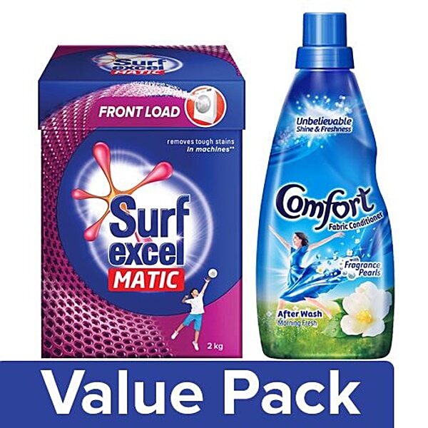 Buy bb Combo Surf Excel MaticFront Load Detergent 2kg + Comfort After ...