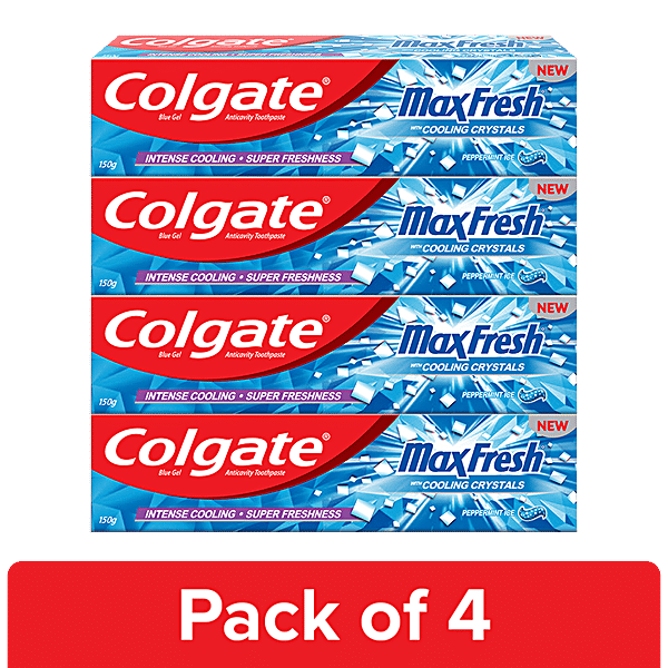 Buy Colgate Toothpaste - Maxfresh Blue Peppermint Ice, Gel Online at ...