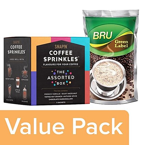 Buy bb Combo Snapin Coffee Sprinkles Assorted 29.5g 5 pcs+ Bru Filter ...