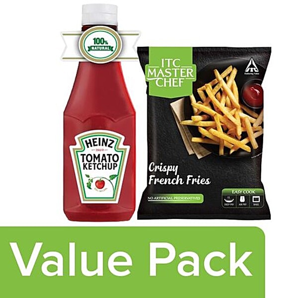 Buy bb Combo ITC Master Chef Crispy French Fries 400 gm + Heinz Tomato ...