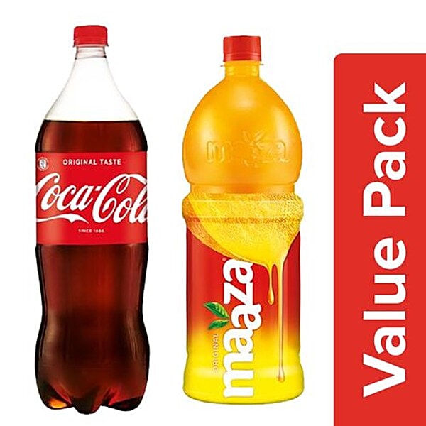 Buy bb Combo Maaza Mango Drink 1.2 lt Pet Bottle + Coca Cola Soft Drink ...