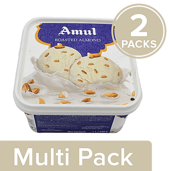 Buy Amul Real Ice Cream - Roasted Almond Online at Best Price of Rs 551 ...