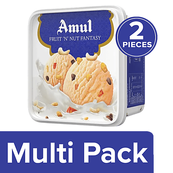 Buy Amul Real Ice Cream - Fruit 'n' Nut Fantasy Online at Best Price of ...