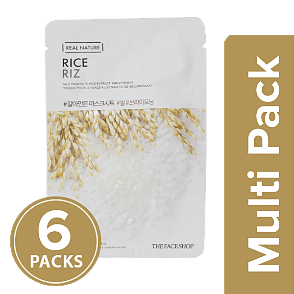 Buy The Face Shop Real Nature Rice Face Mask Online at Best Price of Rs ...