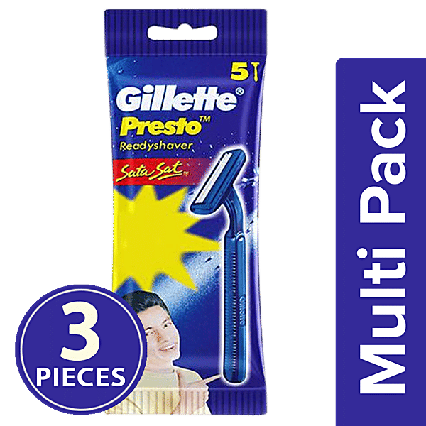 Buy Gillette Presto - Sata Sat Disposable Razor Online at Best Price of ...