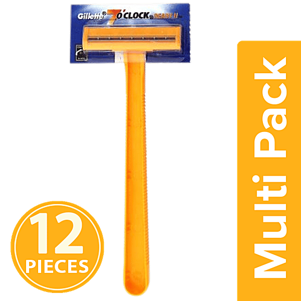 Buy Gillette 7 O' Clock Ready II Razor - Disposable Online at Best ...