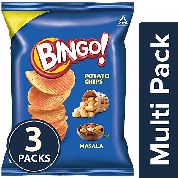 Buy Bingo Potato Chips - Masala Online at Best Price of Rs 28.5 - bigbasket