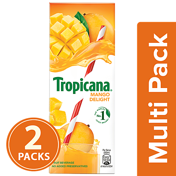 Buy Tropicana Delight Fruit Juice - Mango Online at Best Price of Rs 40 ...