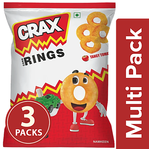 Buy Crax Rings - Tangy Tomato, Yummy Snack Online at Best Price of Rs ...