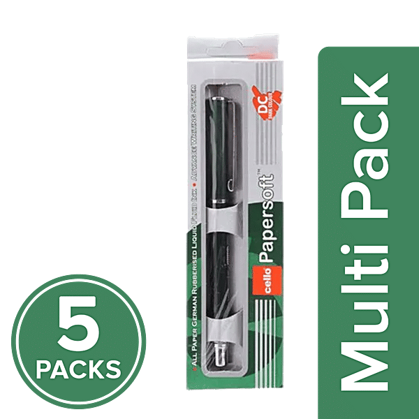 Buy Cello Papersoft Ball Pen - Black Online at Best Price of Rs 100 ...