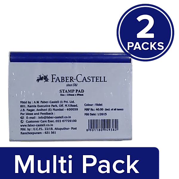 Buy Faber castell Stamp Pad - Violet Online at Best Price of Rs 90 ...