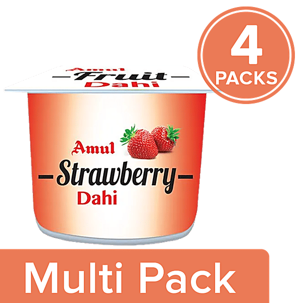 Buy Amul Fruit Dahi - Strawberry Online at Best Price of Rs 80 - bigbasket