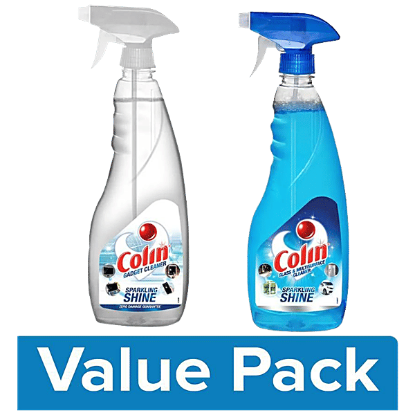 Buy Colin TV & Gadget Cleaner Liquid Spray + Glass & Surface Cleaner ...