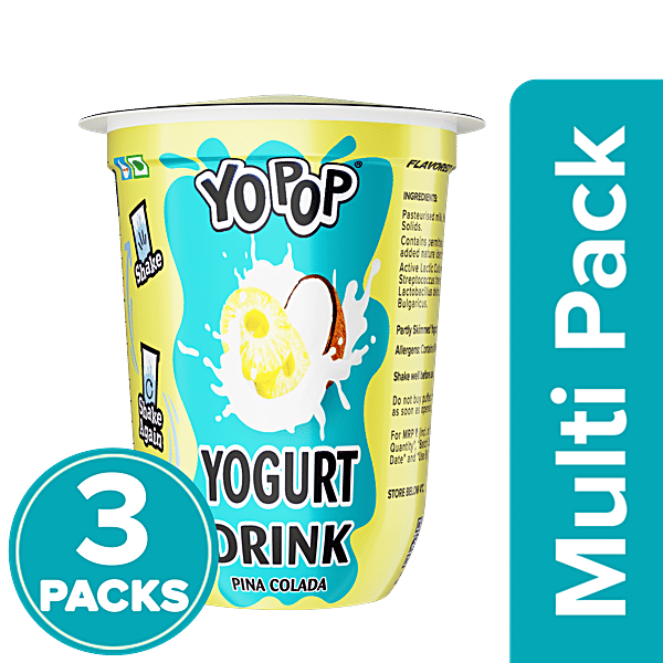 Buy Mamie Yova Yo Pop Flavoured Yoghurt Drink - Pinna Colada Online at ...