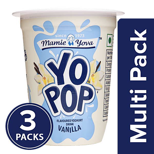 Buy Mamie Yova Yo Pop Flavoured Yoghurt Drink - Vanilla Online at Best ...