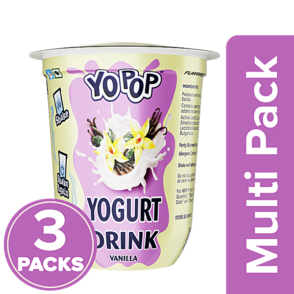 Buy Mamie Yova Yo Pop Flavoured Yoghurt Drink - Vanilla Online at Best ...