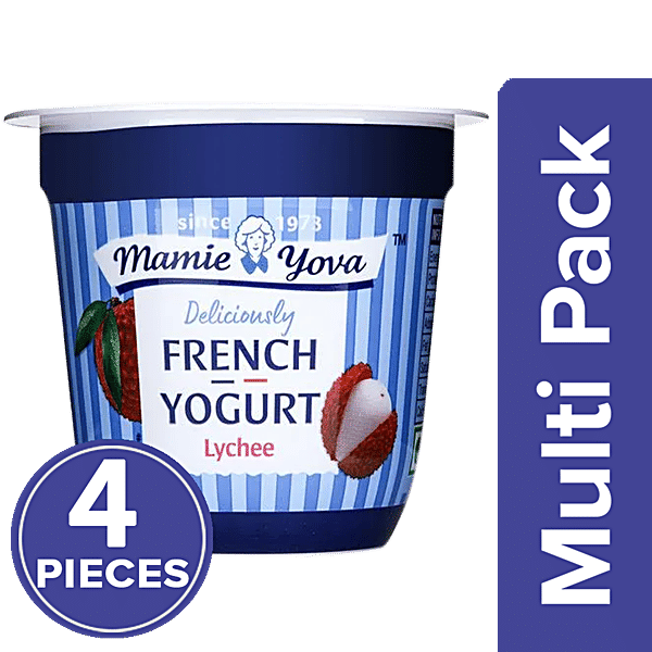 Buy Mamie Yova French Yogurt - Lychee Online at Best Price of Rs 118.12 ...