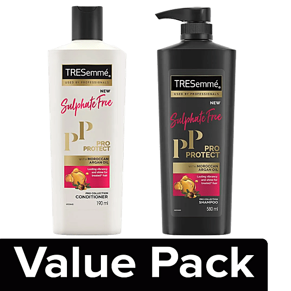 Buy Tresemme Pro Protect Sulphate Free - Shampoo 580 ml + Conditioner ...