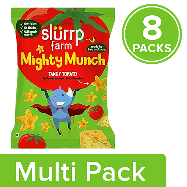 Buy Slurrp Farm Tangy Tomato Puff - Healthy Snacks For Kids, School ...