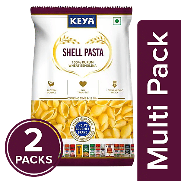 Buy Keya Shell Pasta - 100% Durum Wheat Semolina Online at Best Price ...