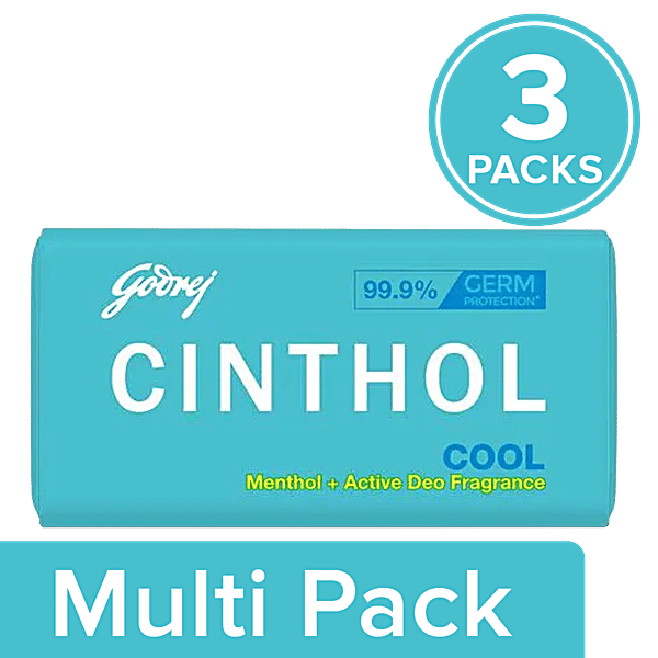 Buy Cinthol Bath Soap - 99.9% Germ Protection, Cool Online at Best ...