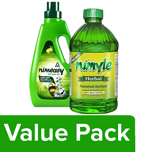 Buy bb Combo Nimeasy Dish Wash Liquid 1L + Nimyle Floor Cleaner ...