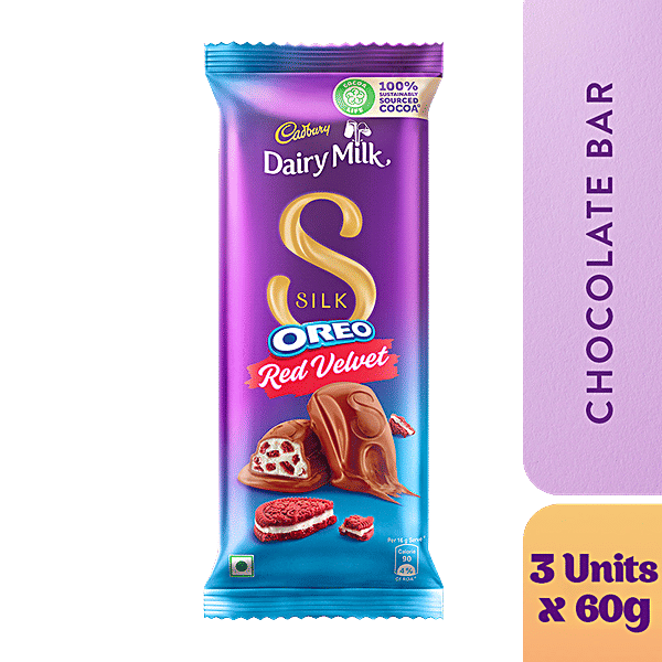 Buy Cadbury Dairy Milk Silk Dairy Milk Silk Oreo Red Velvet Online at ...