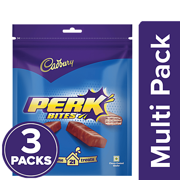 Buy Cadbury Perk Chocolate Coated Wafer Home Treats Online at Best ...