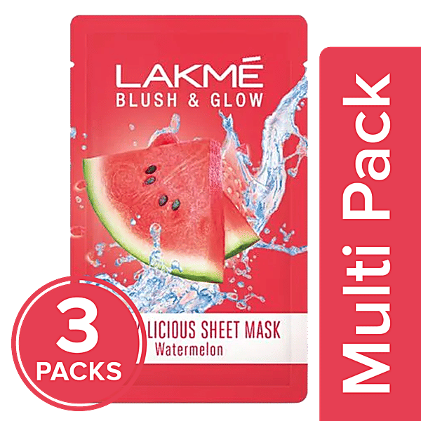 Buy Lakme Blush & Glow Watermelon Sheet Mask Online at Best Price of Rs ...