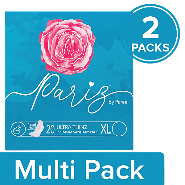 Buy Paree Pariz Premium Ultra Thinz Combo of Cottony Soft Sanitary Pads ...